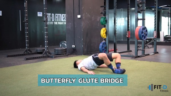 ท่าออกกำลังกาย Butterfly Glute Bridge | วิธีทำท่าออกกำลังกาย Butterfly ...