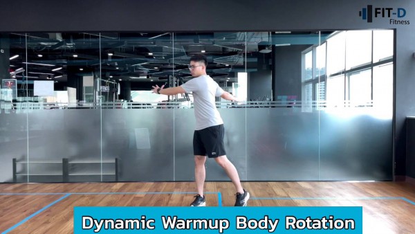 ท่าออกกำลังกาย Dynamic Warm up Body Rotation | วิธีทำท่าออกกำลังกาย ...