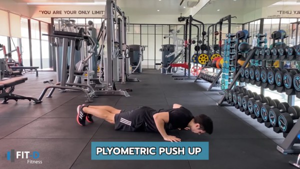 ท่าออกกำลังกาย Plyometric Push Up | วิธีทำท่าออกกำลังกาย Plyometric ...