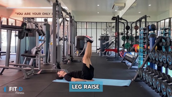 ท่าออกกำลังกาย Leg Raise | วิธีทำท่าออกกำลังกาย Leg Raise - Fit-d.com