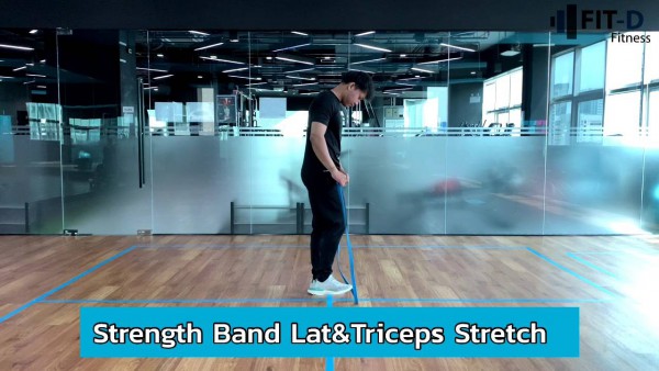 ท่าออกกำลังกาย Strength Band Lat & Tricep Stretch | วิธีทำท่า ...