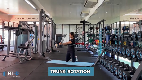ท่าออกกำลังกาย Trunk Rotation | วิธีทำท่าออกกำลังกาย Trunk Rotation ...
