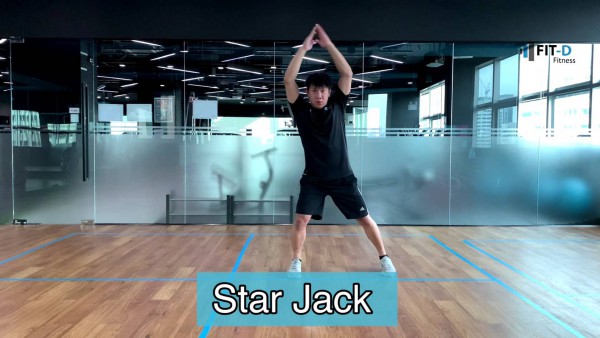 ท่าออกกำลังกาย Modified Star Jack | วิธีทำท่าออกกำลังกาย Modified Star ...