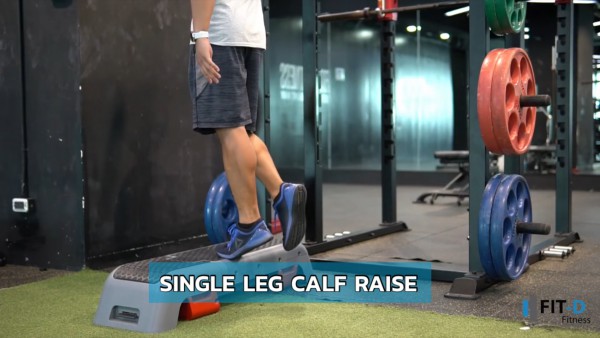 ท่าออกกำลังกาย Single Leg Calf Raise | วิธีทำท่าออกกำลังกาย Single Leg ...