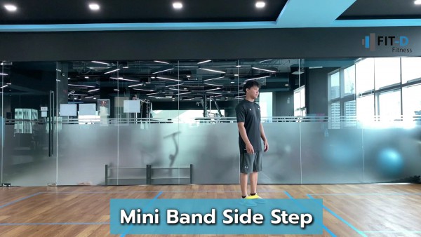 ท่าออกกำลังกาย Mini Band Side Step | วิธีทำท่าออกกำลังกาย Mini Band ...