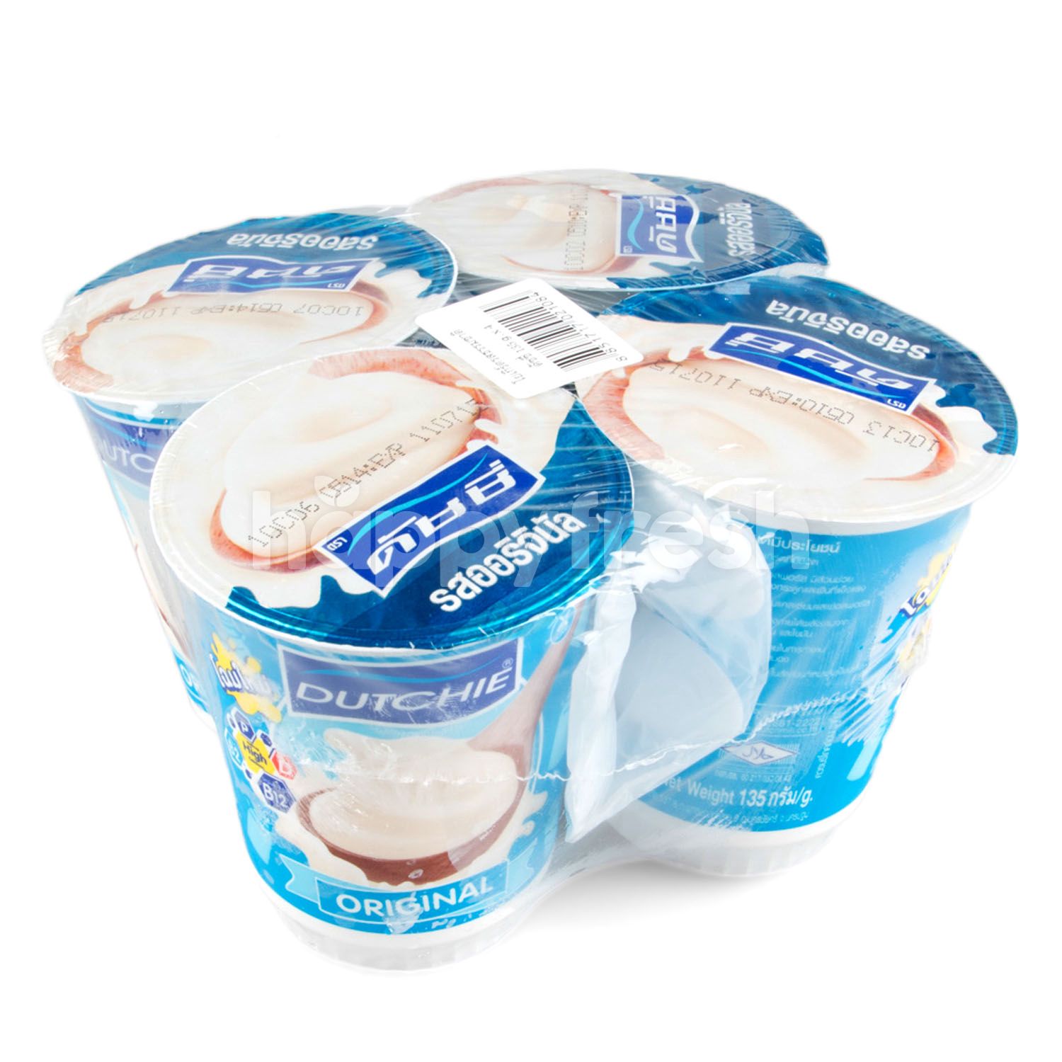 ค้นหาแคลอรี่ โยเกิร์ตดัชชี่ รสออริจินัล-Dutchie Original Yoghurt - Fit ...