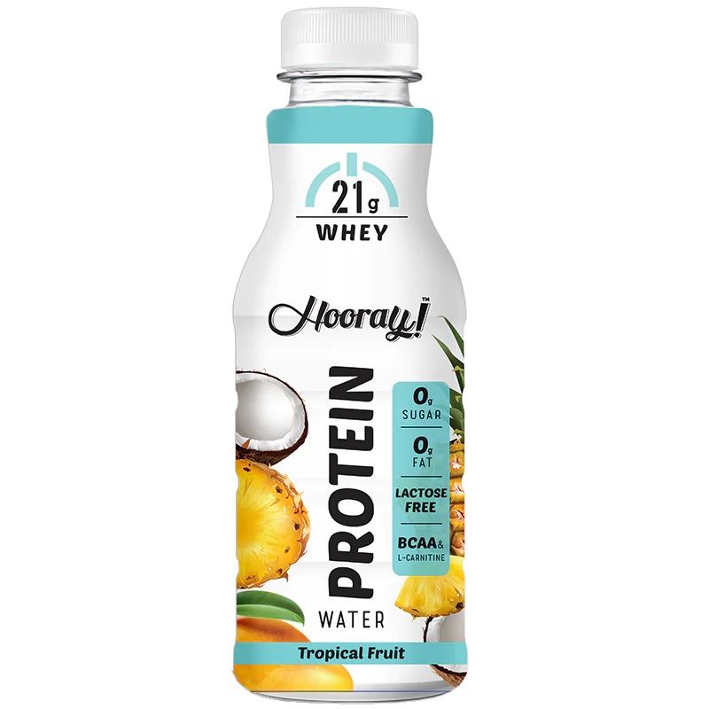ค้นหาแคลอรี่ ฮูเร่ โปรตีน วอเตอร์ รสผลไม้รวม-Hooray Protein Water ...